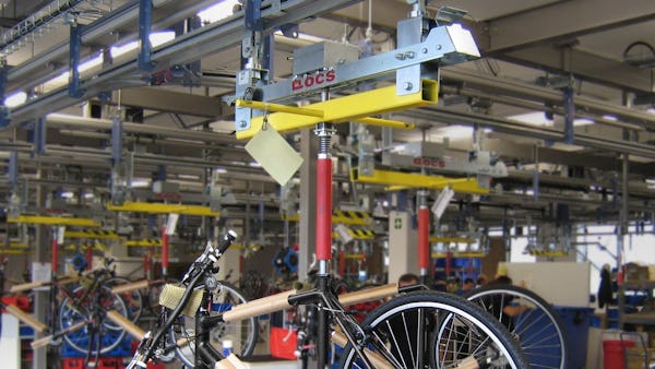 Doubling the production capacity of cargo bikes with a custom-made ...